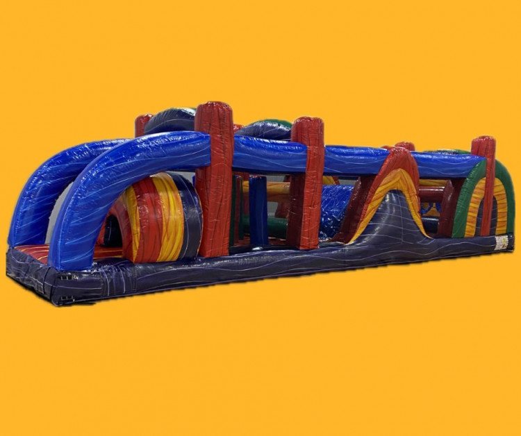 38' Marble Obstacle Course - Kellers Inflatables, LLC Batesville AR